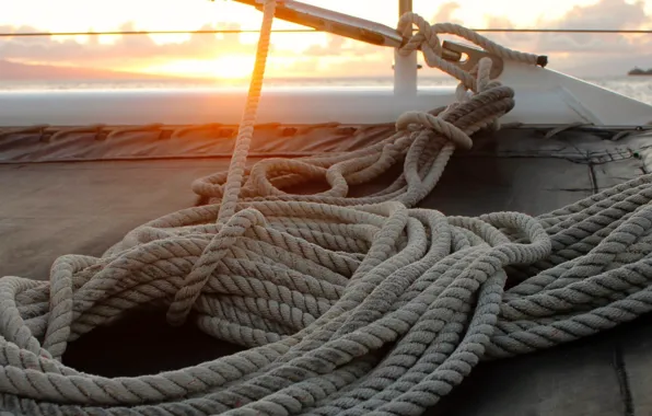 Download wallpaper sailboat, yacht, rope, catamaran, rigging, snap ...