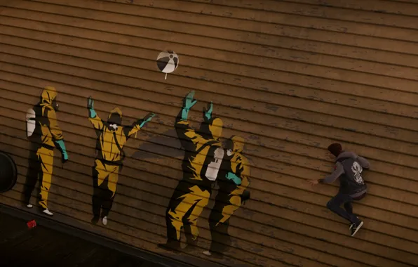 Wallpaper Graffiti, Ball, inFAMOUS Second Son images for desktop ...