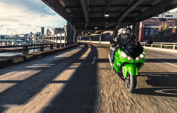 Wallpaper Kawasaki, Ninja, front view, Kawasaki Ninja ZX-14R SE for ...