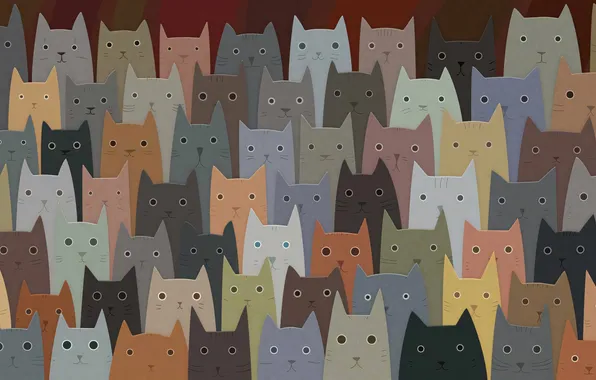 Download wallpaper cats, texture, VLADSTUDIO, section animals in ...