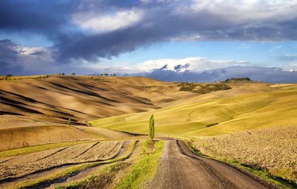 Wallpaper Tuscany, Italy, Val d'orcia for mobile and desktop, section ...