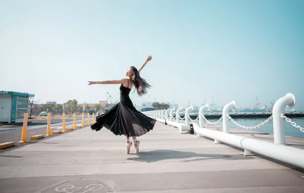 Wallpaper girl, pose, dance for mobile and desktop, section девушки ...