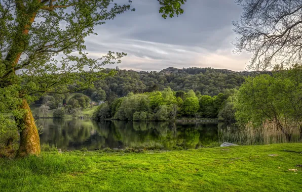 Wallpaper England, United Kingdom, Grasmere for mobile and desktop ...