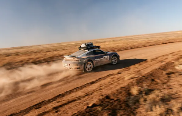 Wallpaper car, 911, Porsche, dust, drive, Porsche 911 Dakar Rallye ...