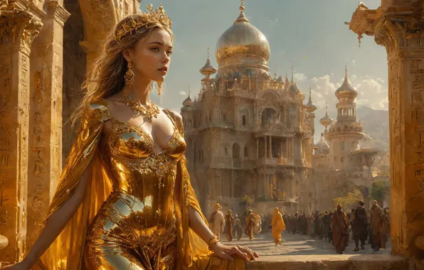 Download wallpaper art, Church, diska, section ai art in resolution ...