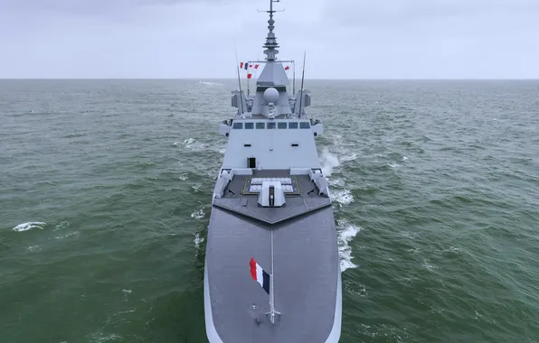Wallpaper France, frigate, Languedoc, FREMM, D653 for mobile and ...