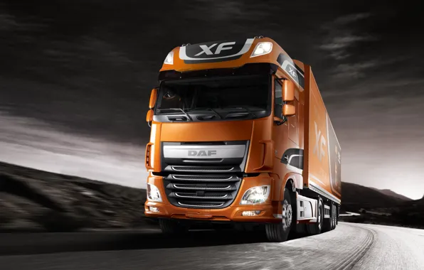 Wallpaper white, DAF, tractor, Limited Edition, DAF, 4x2, Super Space ...
