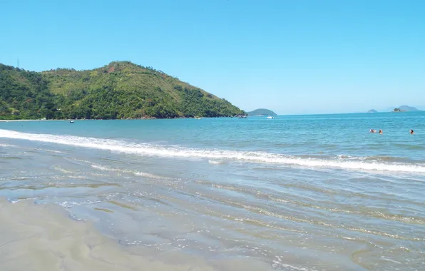 Wallpaper Brazil, Ubatuba, Estaleiro Beach 2 for mobile and desktop ...