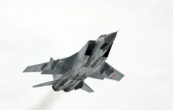 Wallpaper flight, fighter, double, interceptor, The MiG-31 images for ...