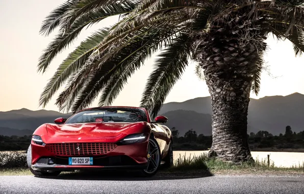 Wallpaper Ferrari, elegant, sports car, Roma, Ferrari Roma Spider for ...