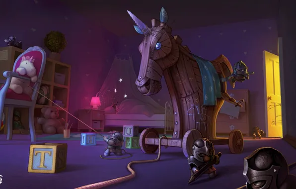 Wallpaper toys, the room, THU challenge, troy story, TRIBE for mobile ...