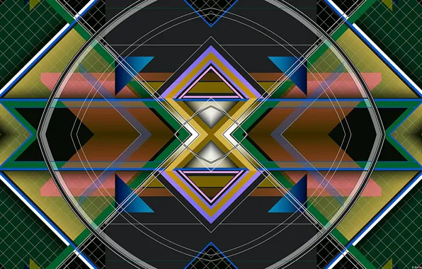 Download wallpaper line, figure, layers, section abstraction in ...