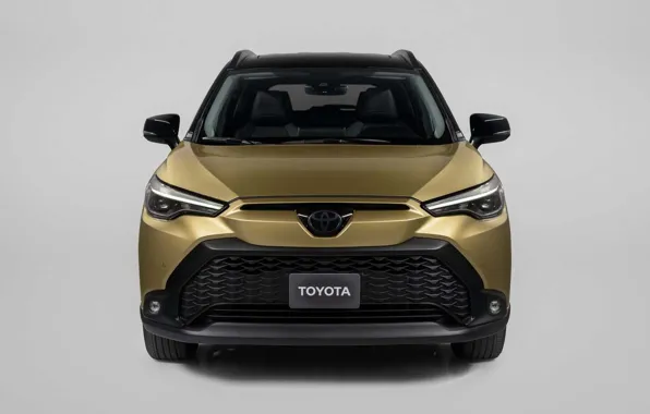 Wallpaper Toyota, front view, Hybrid, Corolla, Cross, for US images for ...