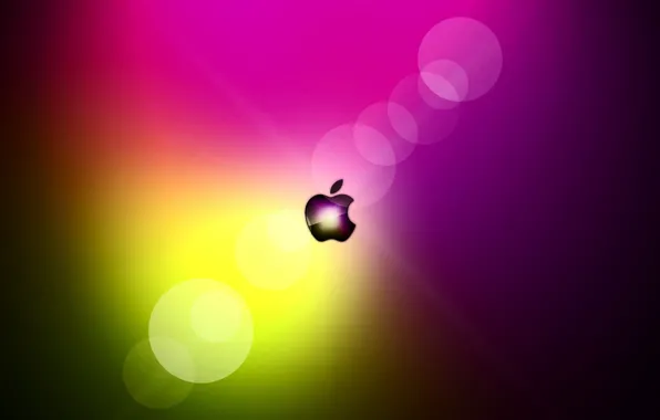 Wallpaper lights, apple, mac for mobile and desktop, section hi-tech ...