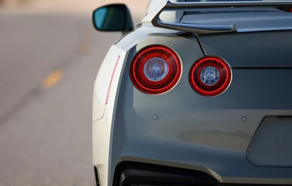 Wallpaper Nissan, GT-R, R35, rear view, Nissan GT-R T-spec for mobile ...
