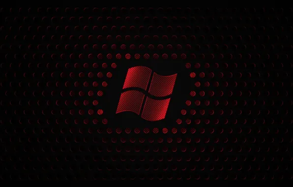 Download wallpaper balls, red, logo, black background, section hi-tech ...
