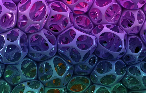 Download wallpaper purple, abstraction, pattern, section rendering in ...