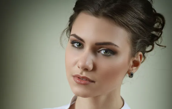 Wallpaper look, girl, face, portrait, beautiful for mobile and desktop ...