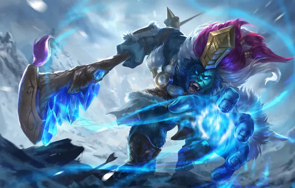 Wallpaper hand, monster, art, Heroes of Newerth, APEX thunder bringer ...