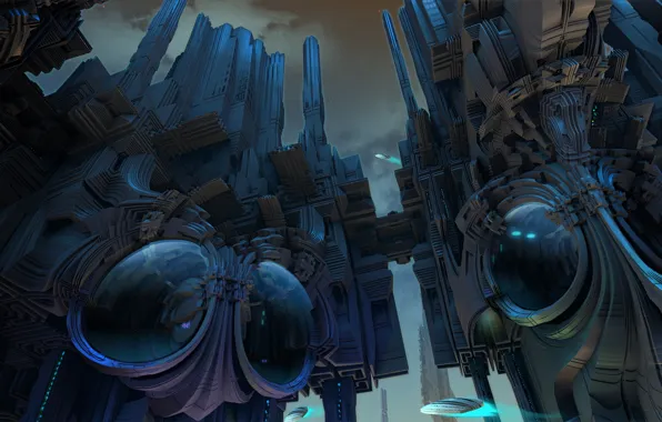 Wallpaper the sky, flight, construction, camera, Fa Rowt for mobile and ...