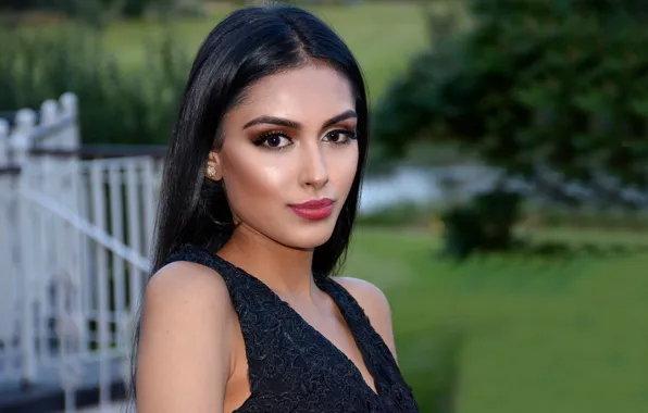 Wallpaper girl, face, hair, makeup, beauty for mobile and desktop ...