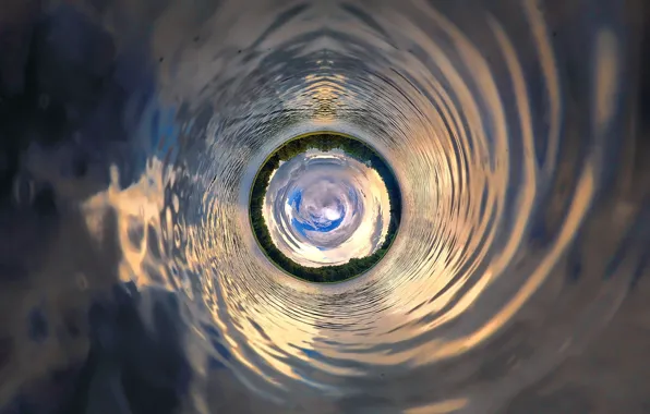 Download wallpaper water, ring, well, section miscellanea in resolution ...