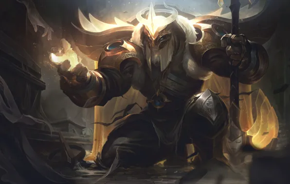 Riot Singed Wallpaper