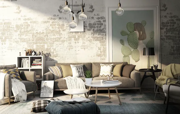Download wallpaper design, style, interior, picture, chairs, sofa ...