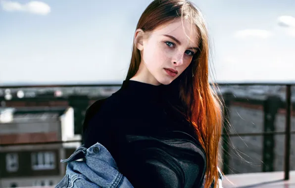 Download wallpaper look, girl, face, pose, section girls in resolution ...