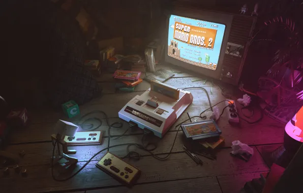 Download wallpaper dendy, games, dandy, nostalgia, super mario bros ...