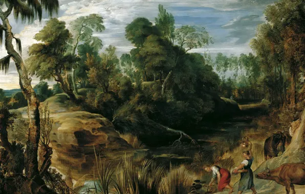 Wallpaper picture, Peter Paul Rubens, Pieter Paul Rubens, Landscape ...