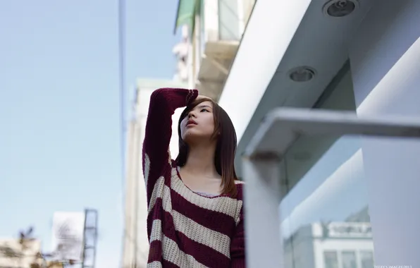 Wallpaper China, model, cute for mobile and desktop, section девушки ...