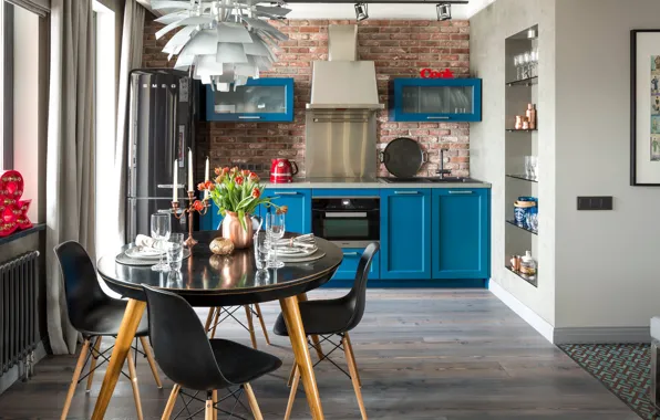 Wallpaper design, style, interior, kitchen, dining room, designer ...