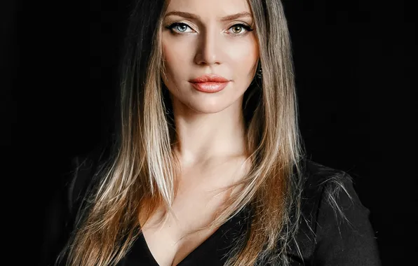 Wallpaper girl, blonde, beautiful, Denis Lytkin for mobile and desktop, section девушки ...