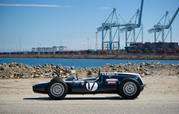 Wallpaper Cooper, Port, Formula 1, Cranes, Classic car, 1961, Sports ...