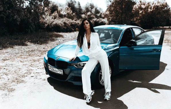 Download wallpaper machine, auto, girl, pose, BMW, Belavin, Alexander ...