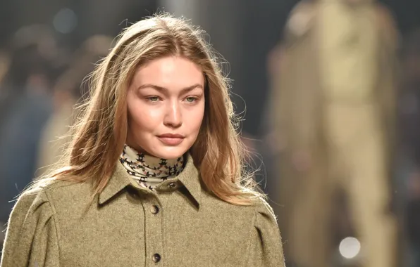 Download wallpaper model, portrait, Gigi Hadid, section girls in ...