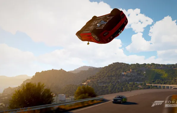 Download wallpaper flight, Ferrari, epic, Forza horizon, section games ...