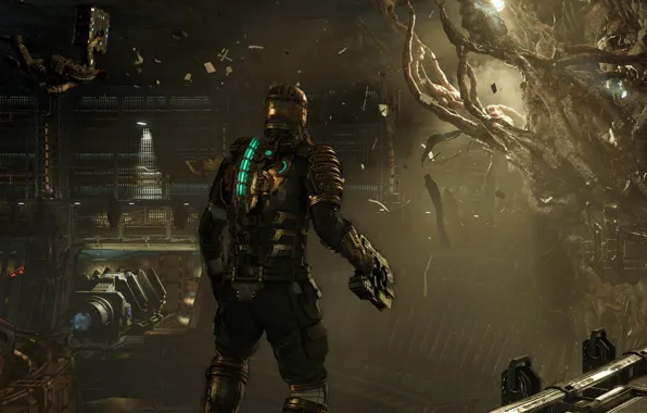 Download wallpaper horror, game, Electronic Arts, Isaac Clark, engineer ...