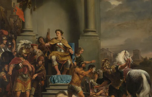 Wallpaper oil, picture, canvas, history, Ferdinand Bol, Plenty Of ...
