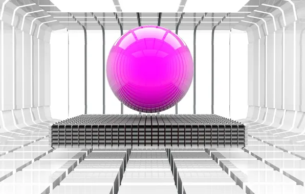 Wallpaper rendering, sphere, Studio, obstraktsiya for mobile and desktop, section рендеринг ...