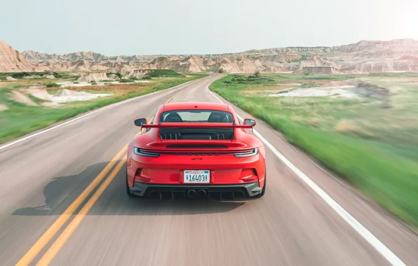 Wallpaper 911, Porsche, Porsche 911 GT3, rear view images for desktop ...
