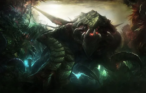Download wallpaper StarCraft, Powerful, Zerg, Primal Zerg, Zurvan, The ...