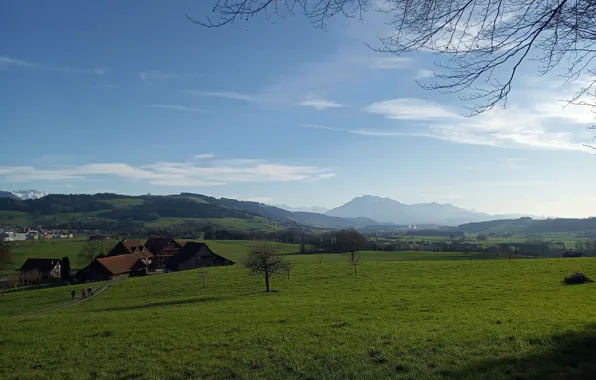 Wallpaper Switzerland, the Canton of Zug, mount Pilatus for mobile and ...