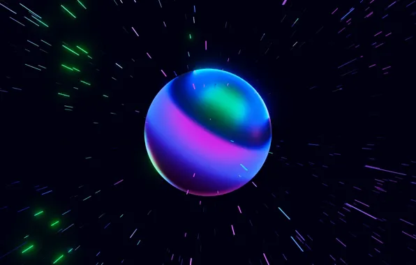 Wallpaper digital, drop, ball, colorful orb images for desktop, section ...