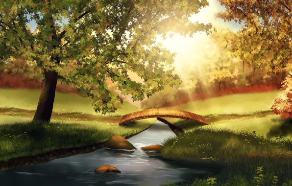 Wallpaper Scenery Bridge