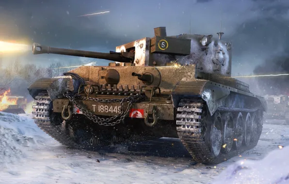Download wallpaper UK, Tank, Armor, Cromwell, Cruising tank, section ...