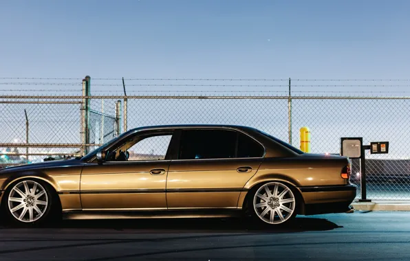 Wallpaper car, bmw, BMW, tuning, e38, stance, 7 series, E38 for mobile ...