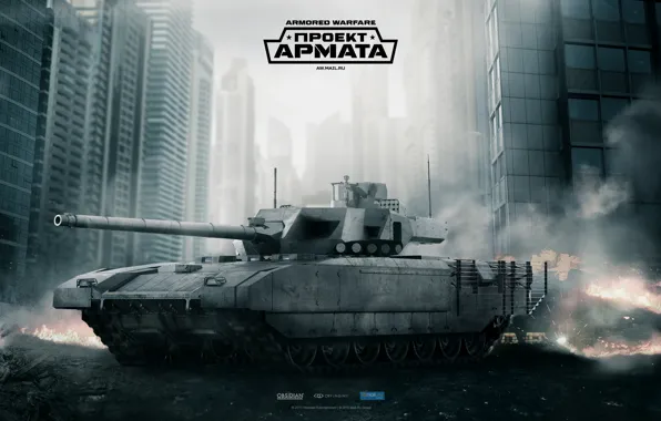 Download wallpaper smoke, tank, tanks, CryEngine, mail.ru, Armored ...