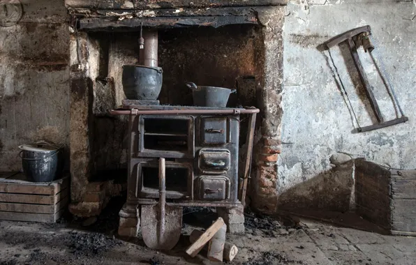 Wallpaper house, room, stove for mobile and desktop, section интерьер ...